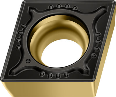 CCMT090304-MP6 WPP20G Plaquettes de tournage Rhombiques positives 80°