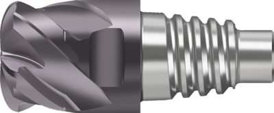 MC025.12.7E4P152-WJ30TF MC025 Solid carbide high feed milling cutters